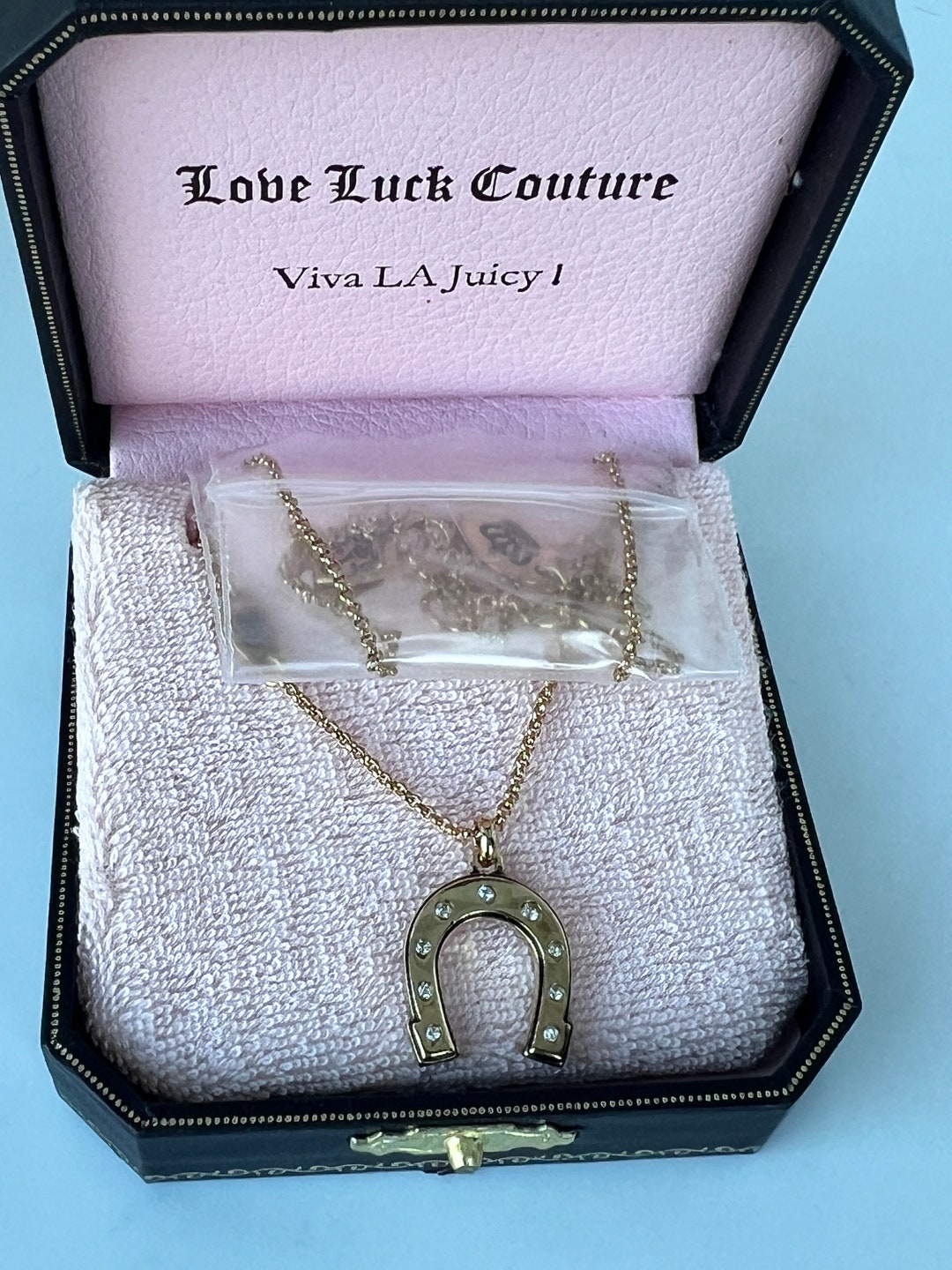 NWT Juicy Couture WISH BONE Gold Chain Necklace - Etsy