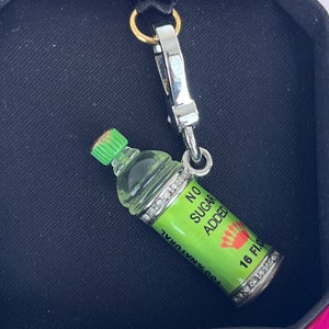 NWT Juicy Couture GREEN TEA Bracelet Charm - Etsy