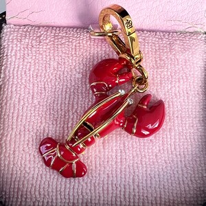 NWT Juicy Couture RED LOBSTER Gold Bracelet Charm - Etsy