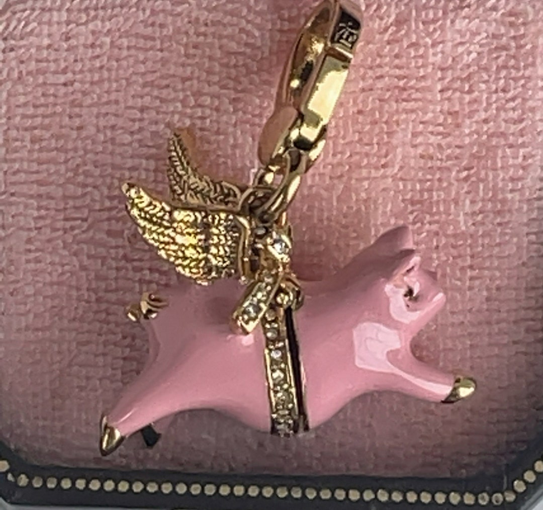 NEW Juicy Couture FLYING PIG Bracelet Charm - Etsy