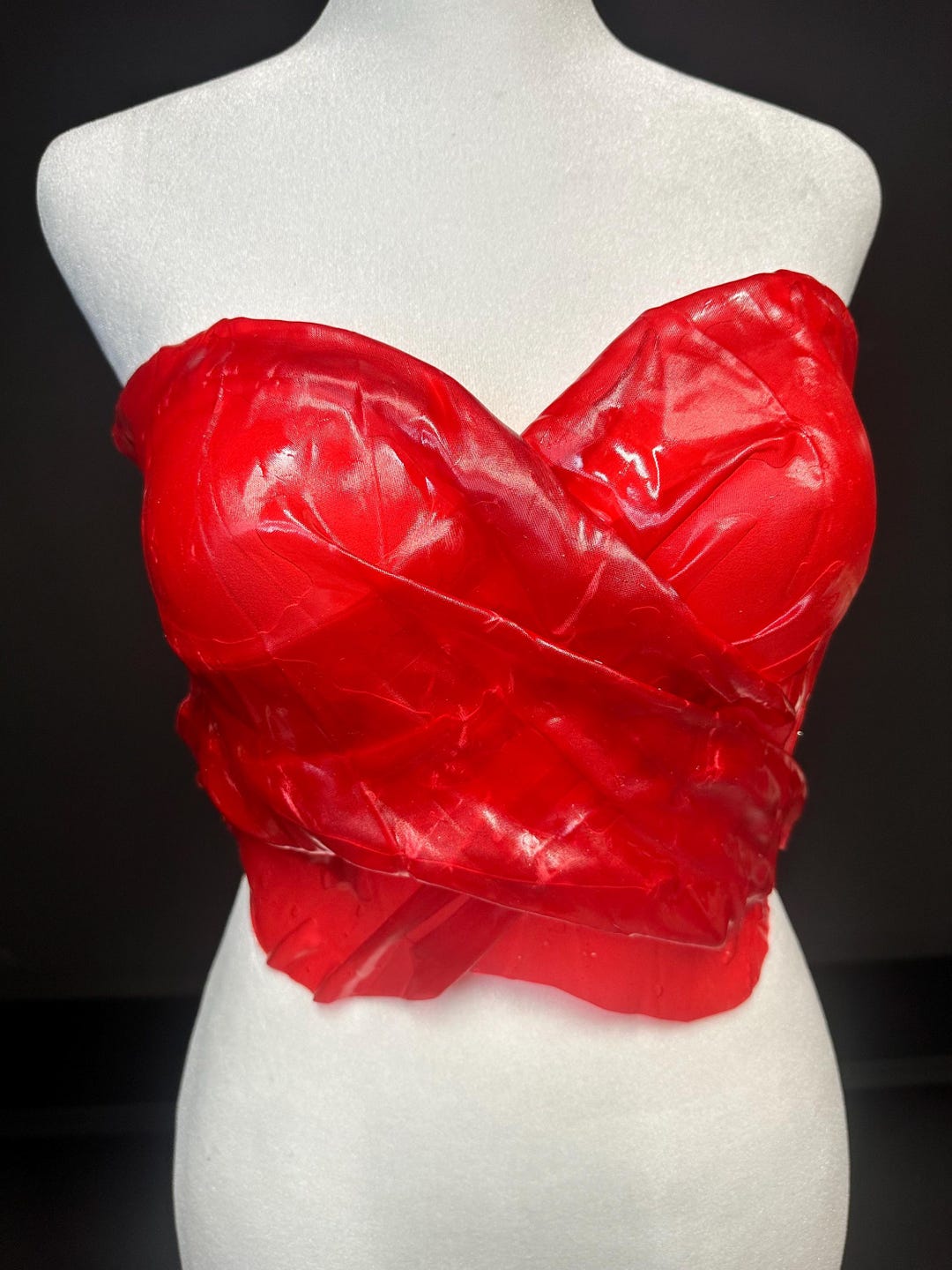 Blood Red Breast Plate - Etsy