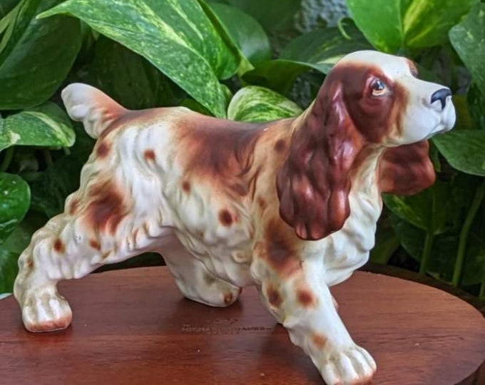Vintage Lefton Japan Porcelain Cocker Spaniel Dog Figurine Style No ...