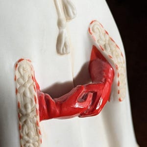 1960S Red CYBIS Logo Porcelain Little Red Riding Hood Figurine Statue ...