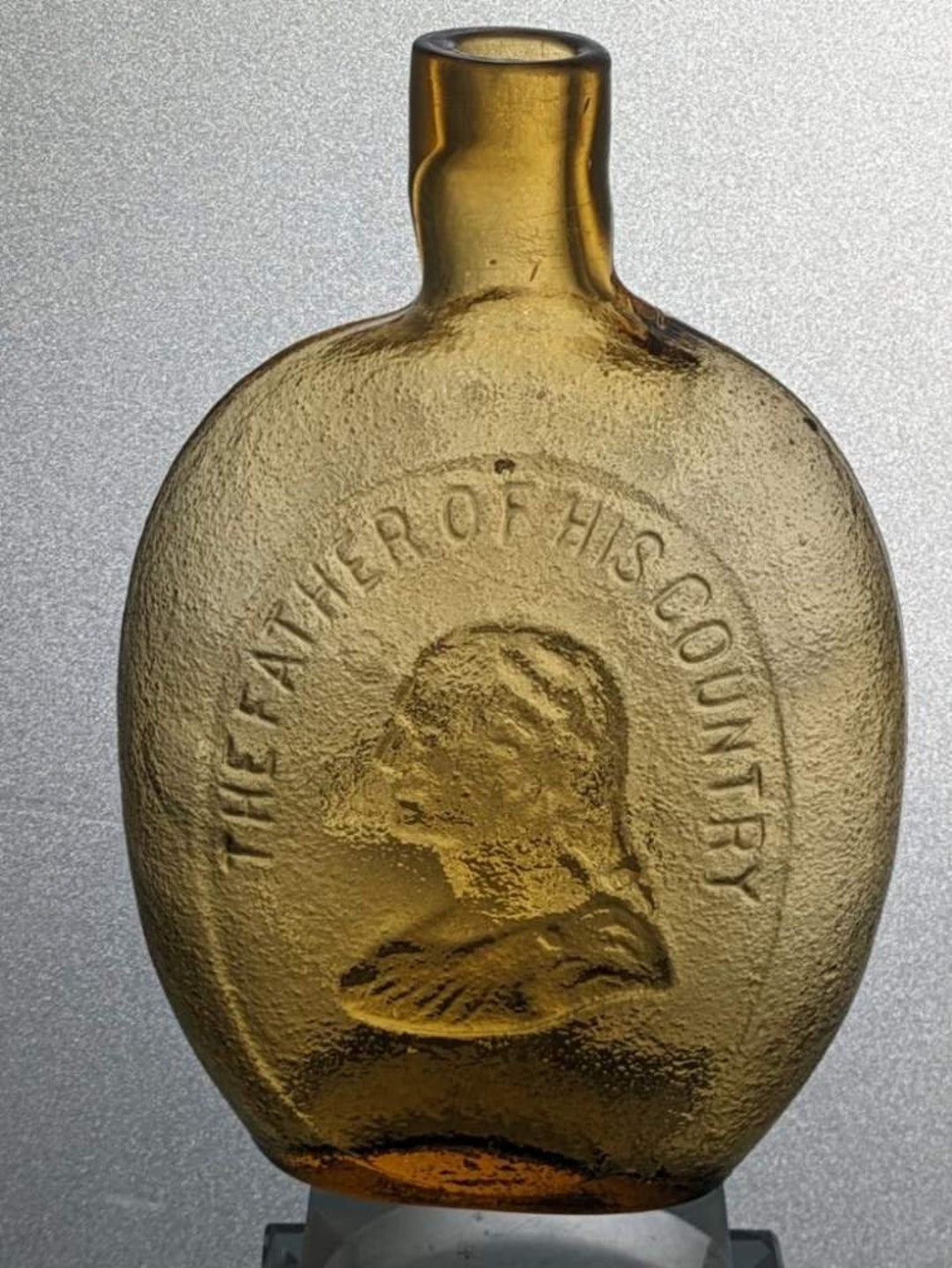 1960-70S Amber-yellow Washington & Gen Taylor Bottle Flask GI-39/52 ...