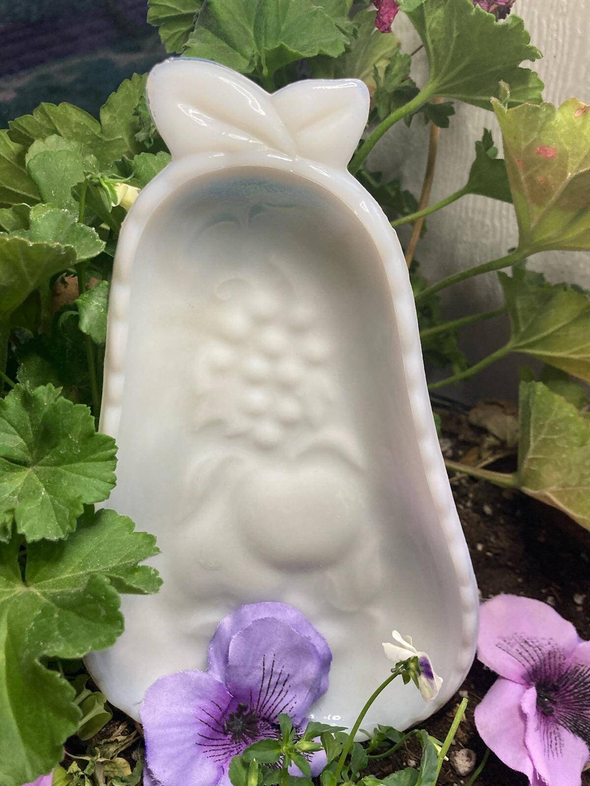 Vintage Hazel Atlas Milk Glass Pear Relish Dish: Blossom Collection - Etsy