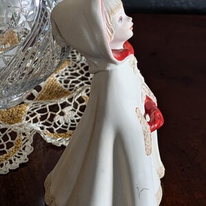 1960S Red CYBIS Logo Porcelain Little Red Riding Hood Figurine Statue ...