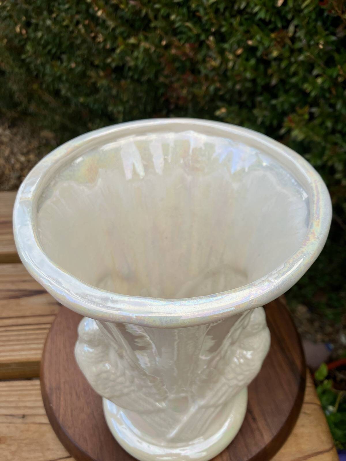 1940S Iridescent Pearlized Luster Double Dove Vase/ Shawnee - Etsy