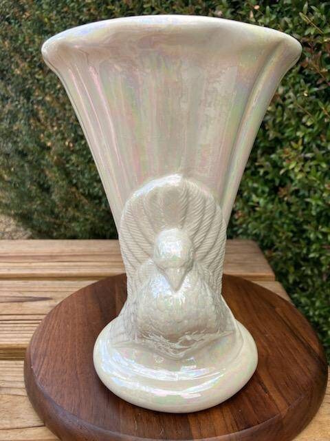1940S Iridescent Pearlized Luster Double Dove Vase/ Shawnee - Etsy