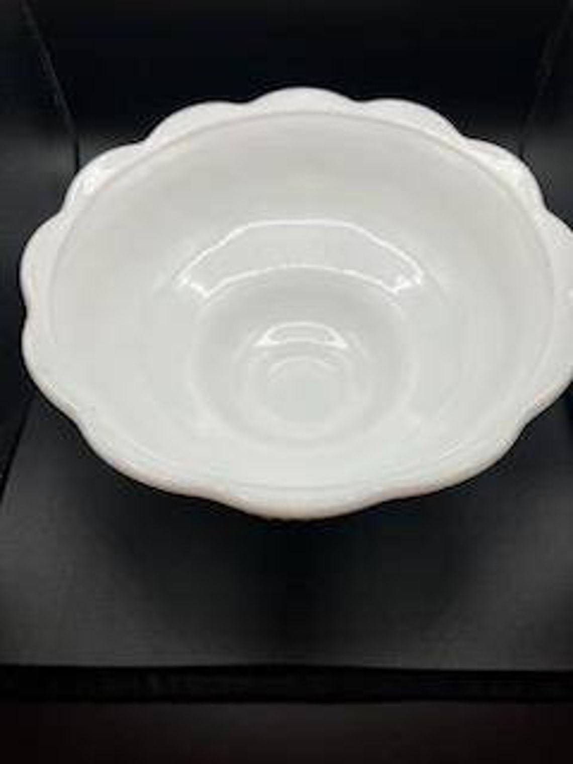 1950 Mckee Thatcher Colonial Grapes Milk Glass Punch Bowl Only - Etsy