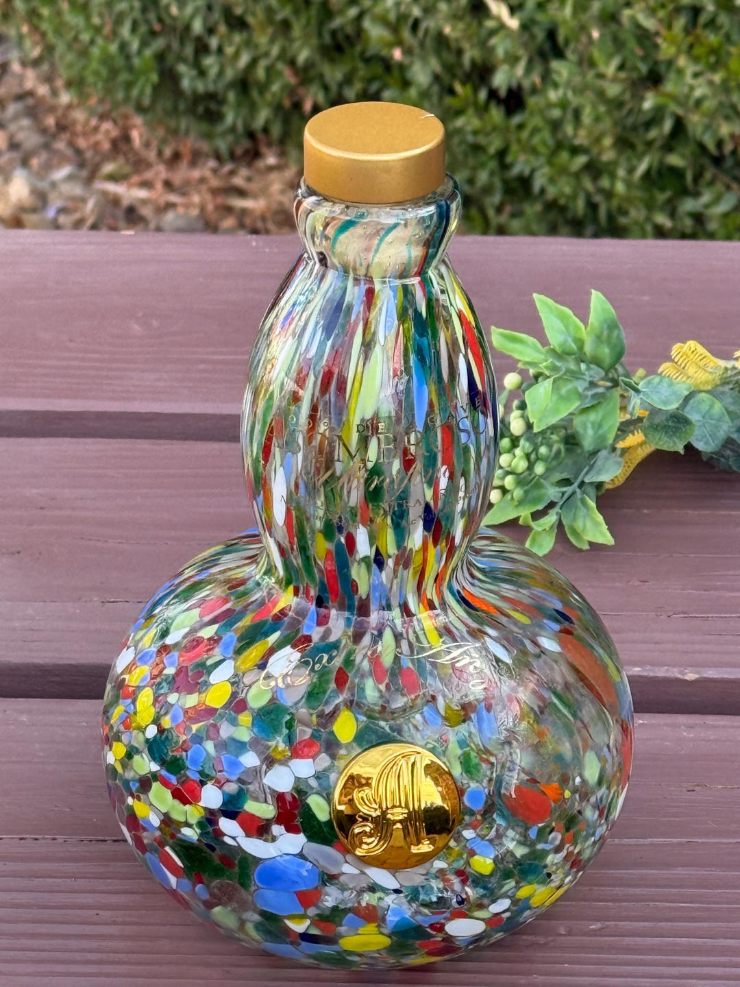 On Hold Asombroso Reposado Multi Colored Art Glass Hand Blown 11 Year ...