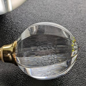 Vintage Crystal Glass Perfume Dropper Faceted Glass Stick Applicator W ...