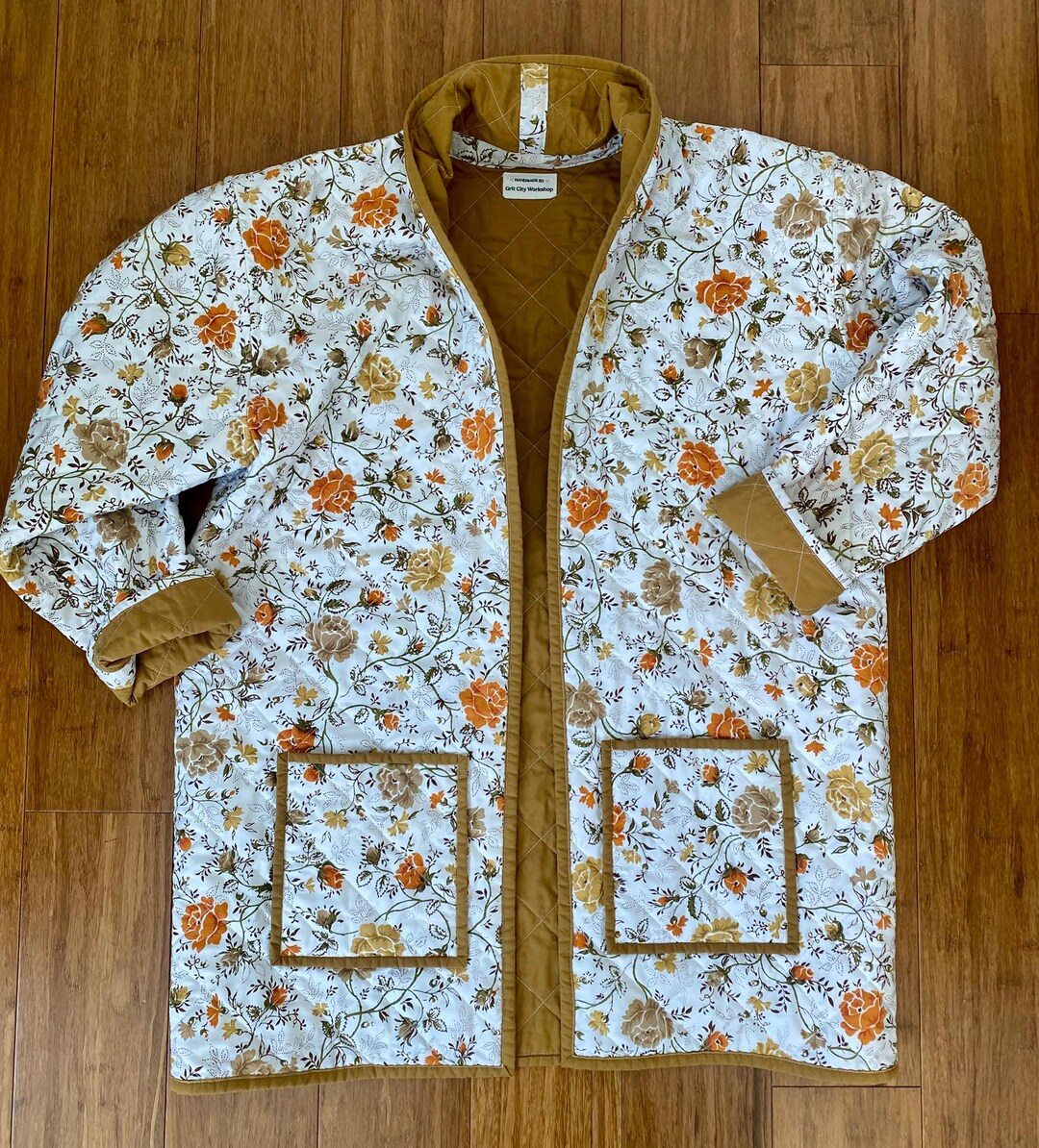 Handmade Quilted Jacket - Etsy