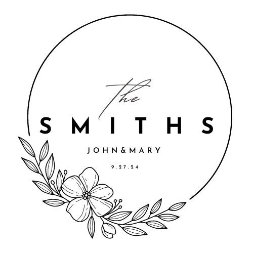 Personalized Wedding Logo - Etsy