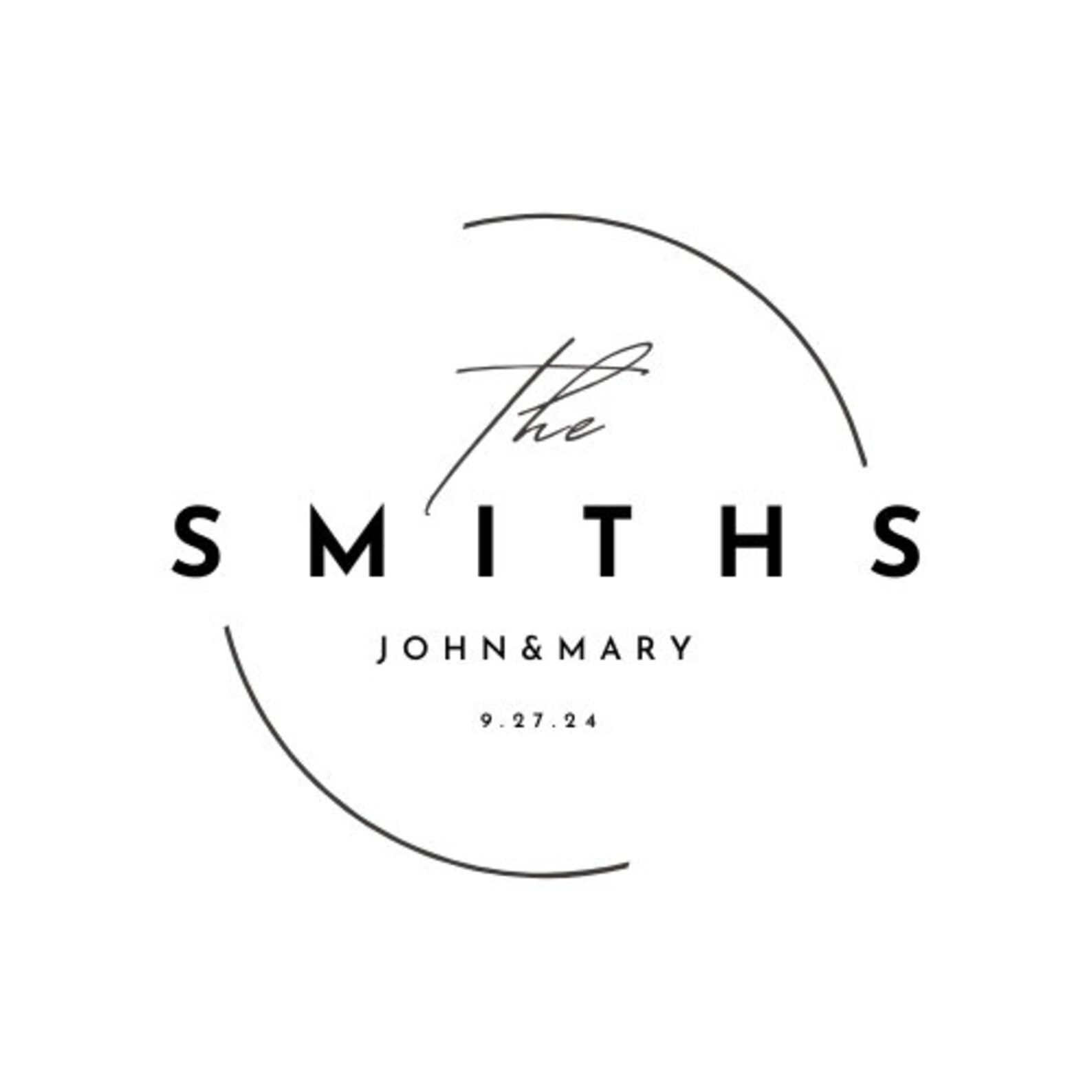 Personalized Wedding Logo - Etsy