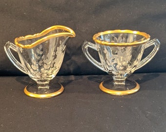 Gold Trim Creamer - Etsy