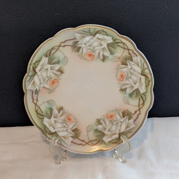 German Hand Painted Plates - Etsy
