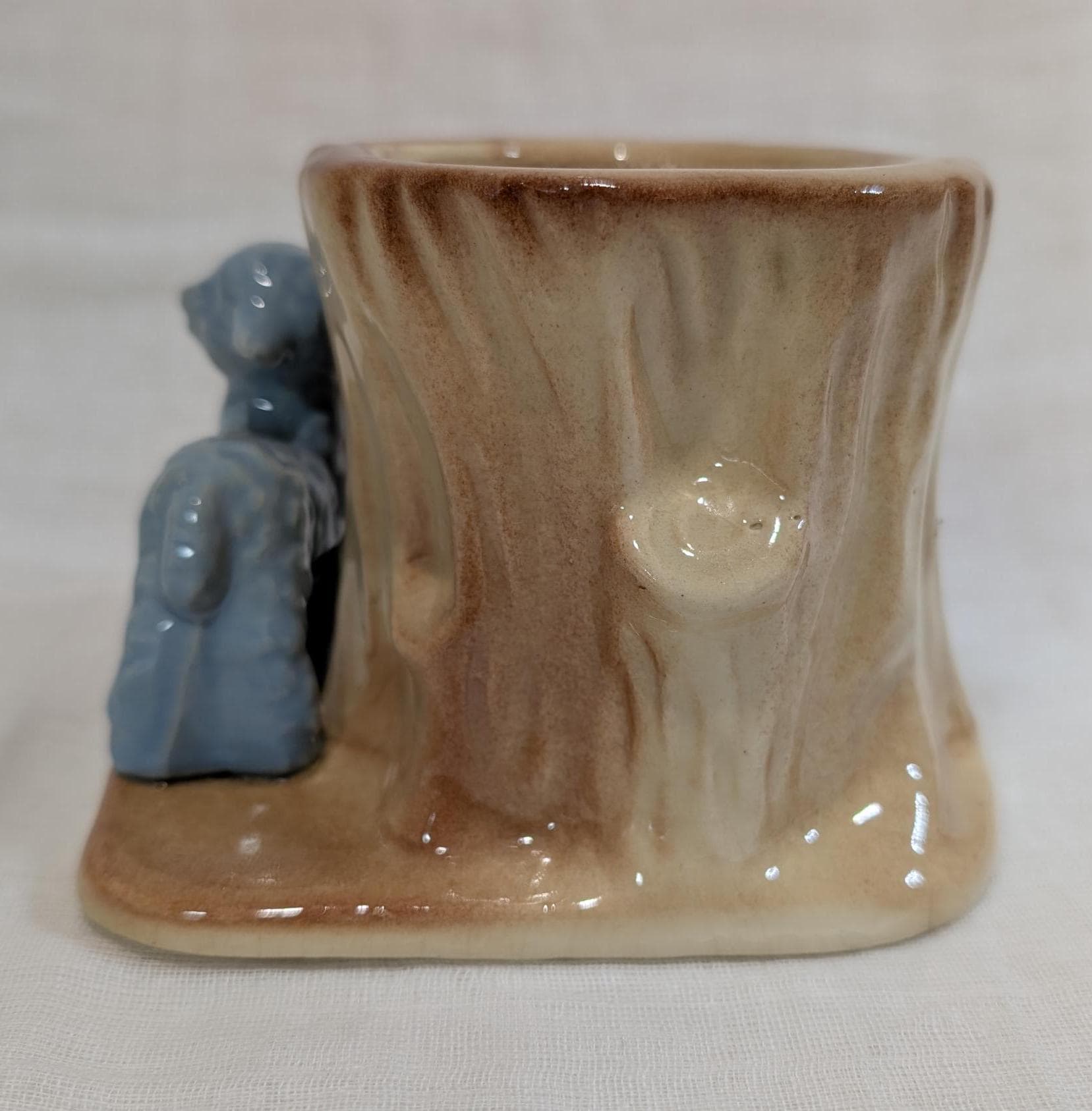 Vintage Morton Pottery Blue Baby Lamb Planter - Etsy