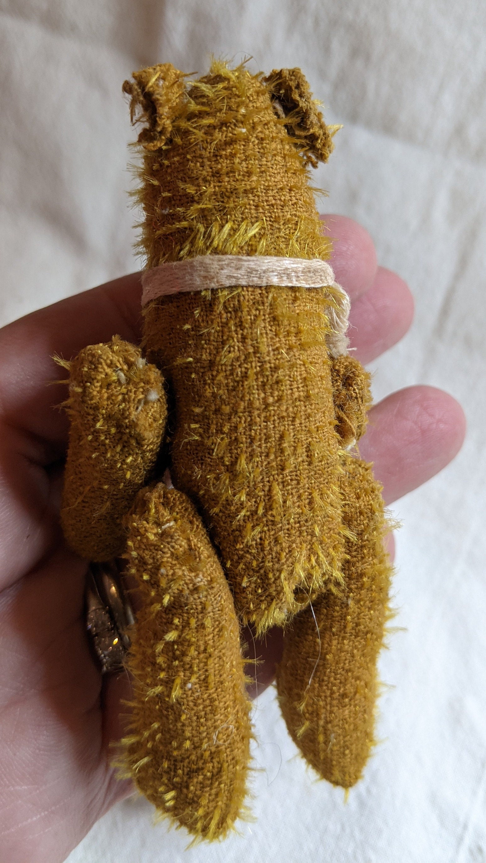 Vintage Poseable Mini Possum Teddy Bear Mohair - Etsy