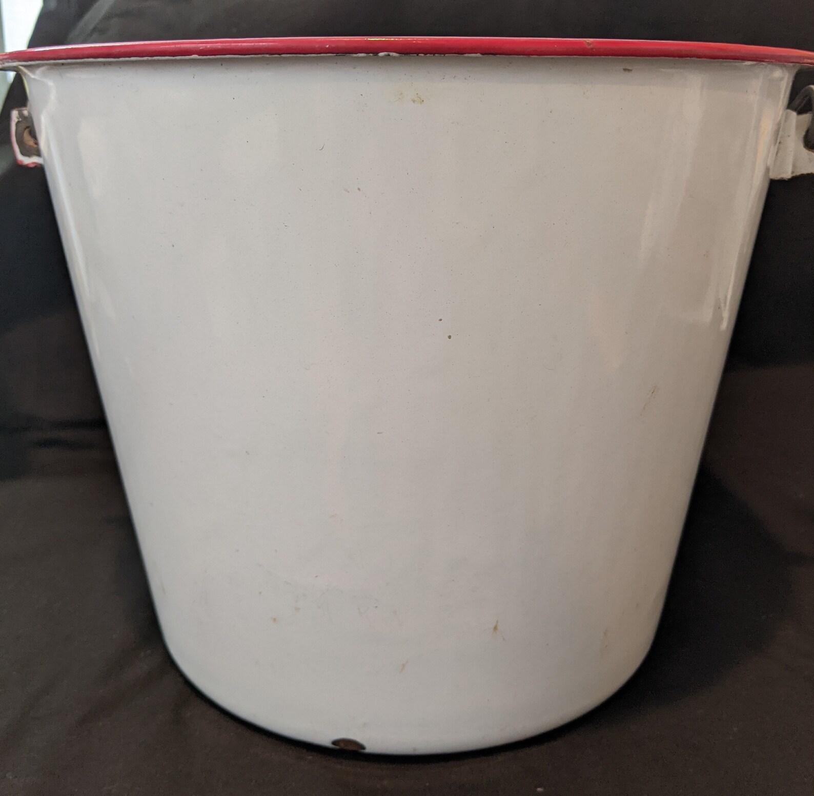 Enamelware Pail With Wooden Handle - Etsy