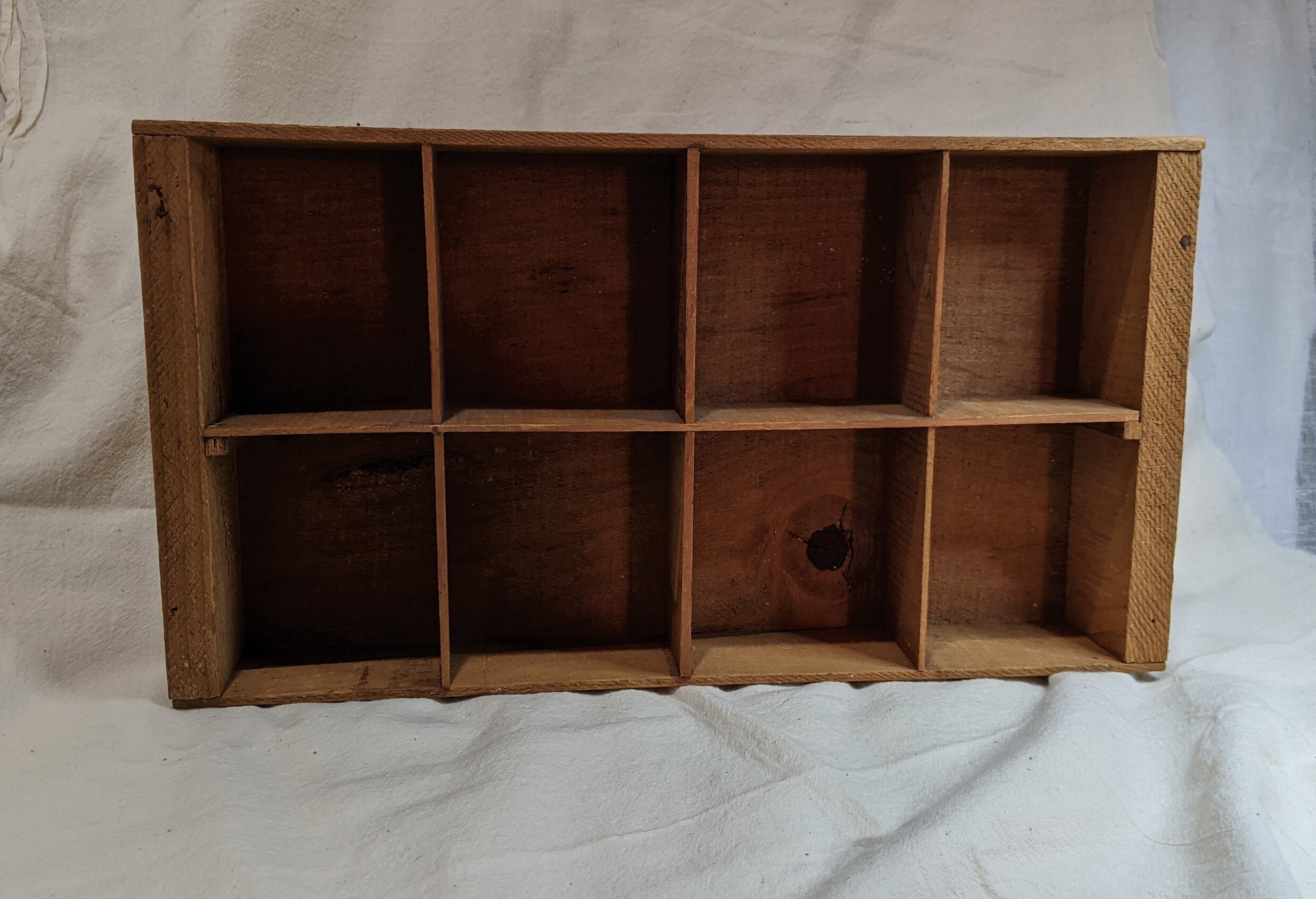 Rustic Wooden Wall Art Display Box - Etsy