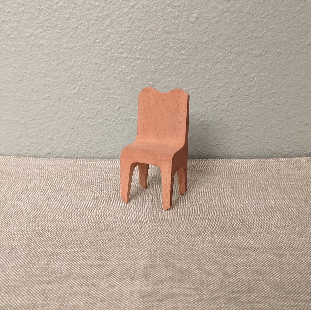 3" Mid Century Doll House Chair - Etsy