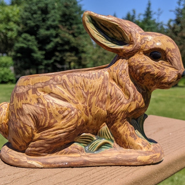 Rabbit Planter - Etsy