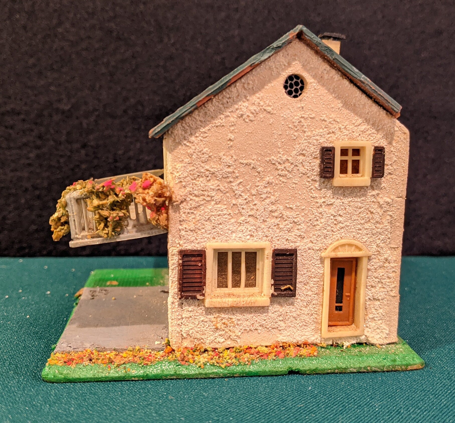 Vintage Model Train Landscaping Two Story House Building - Etsy