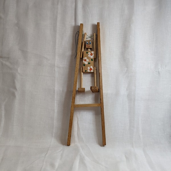 Wooden Acrobat Toy - Etsy