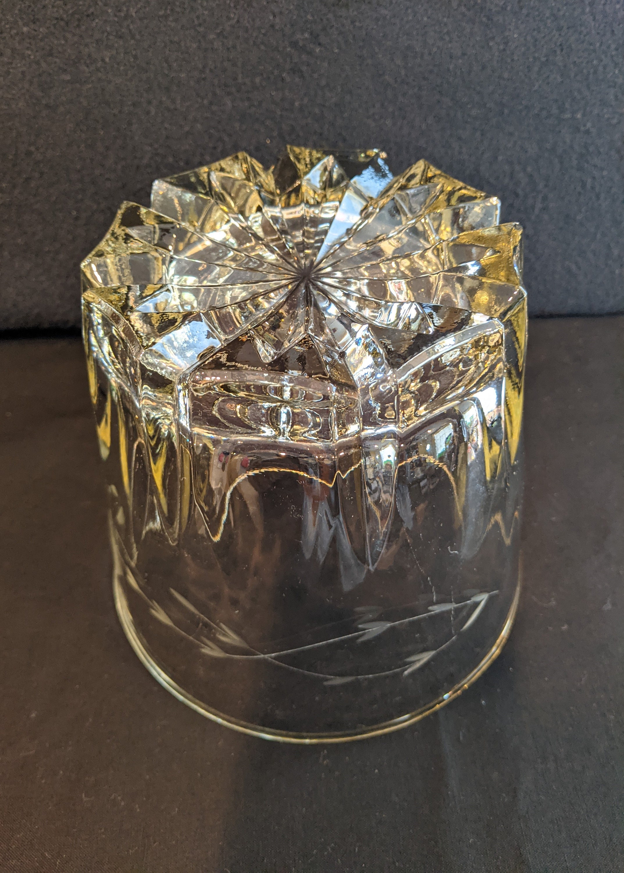 Princess House Heritage Crystal Cut Glass Ice Bucket - Etsy