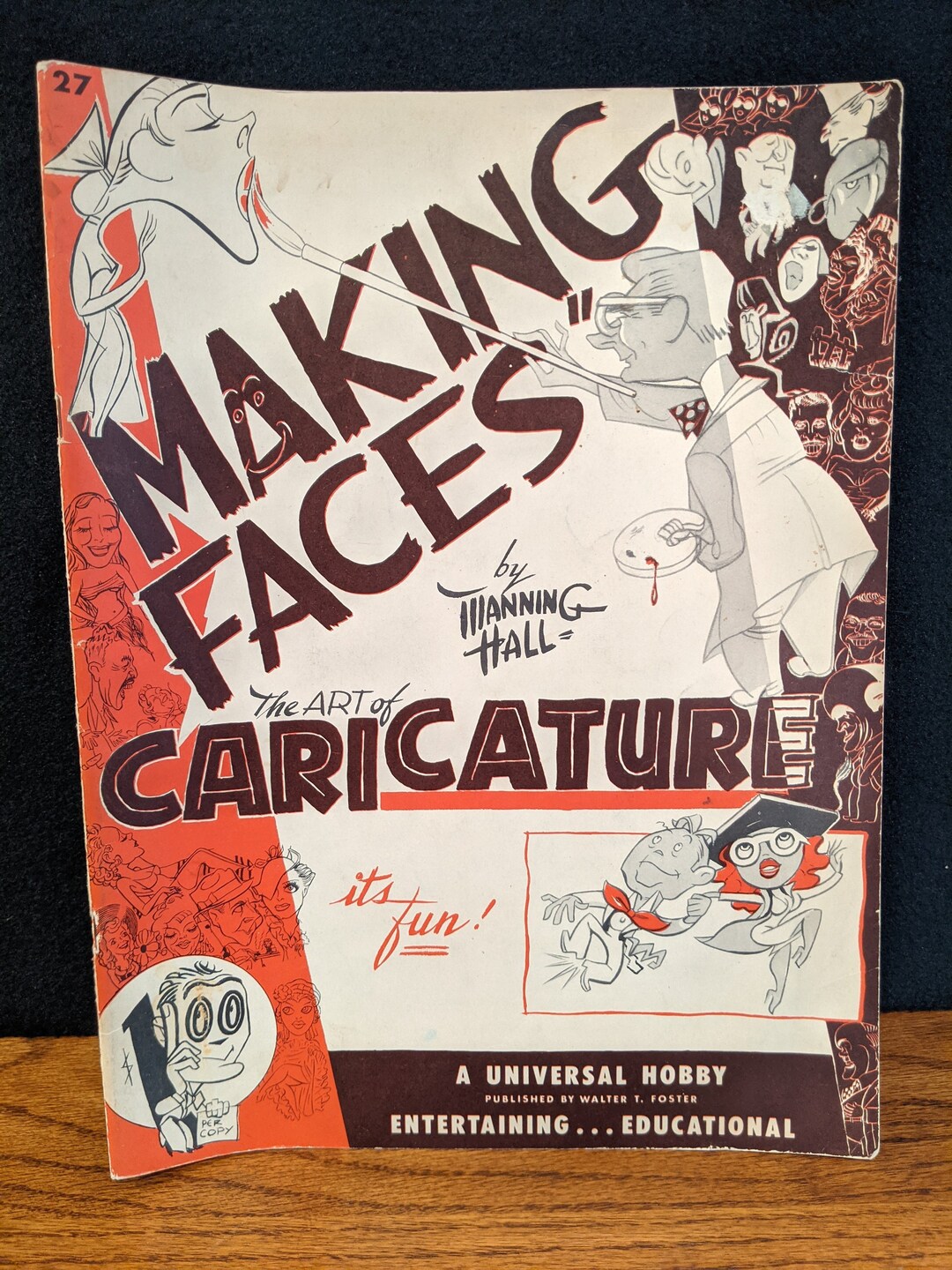 Soft Cover Art Book, "making Faces" by Manning Hall - Etsy