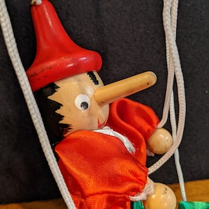 Pinocchio String Puppet Marionette - Etsy