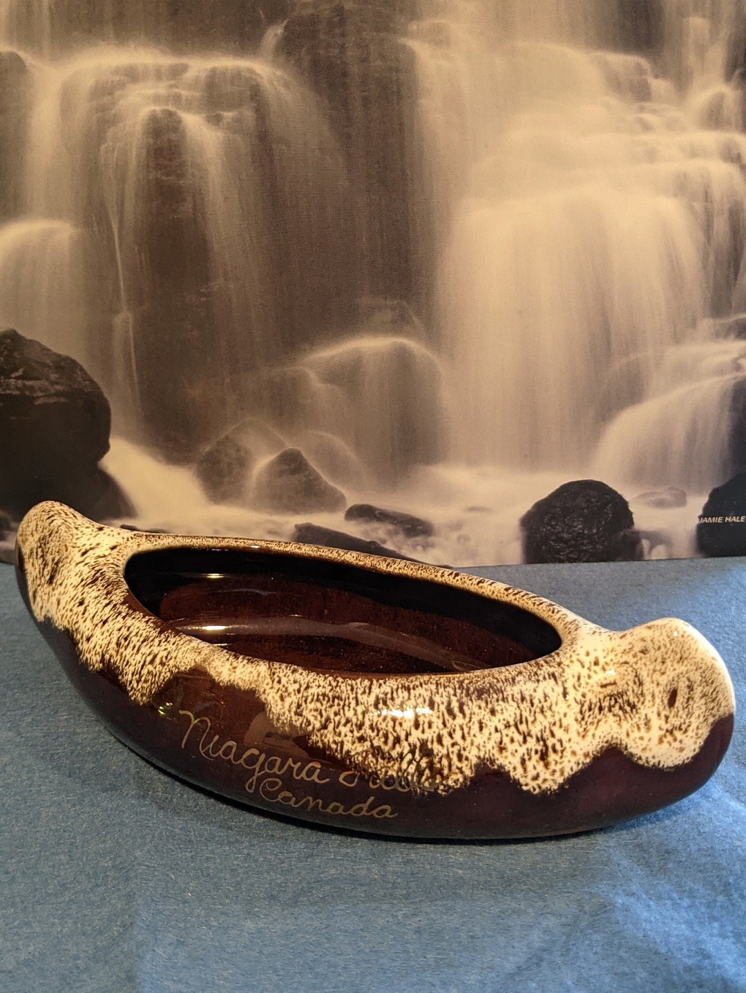 Niagara Falls Souvenir Canoe by Canuck Pottery - Etsy