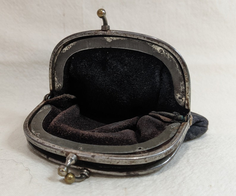 Old Leather Coin Purse - Etsy
