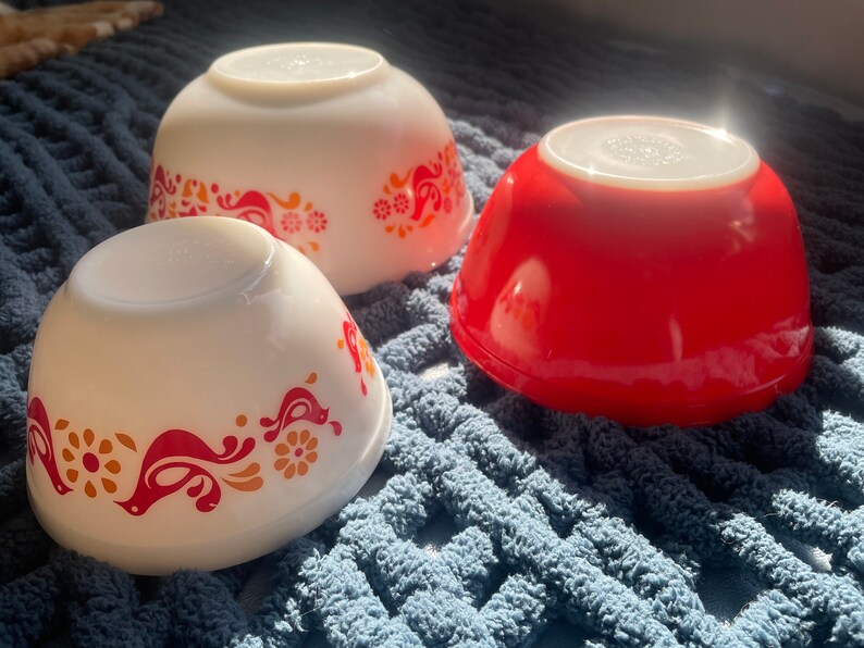 Pyrex Friendship Bowls - Etsy