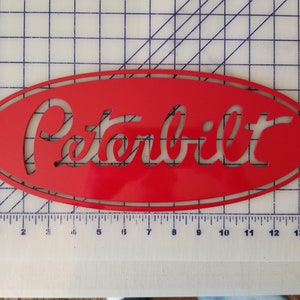 Peterbilt Steel Sign - Etsy