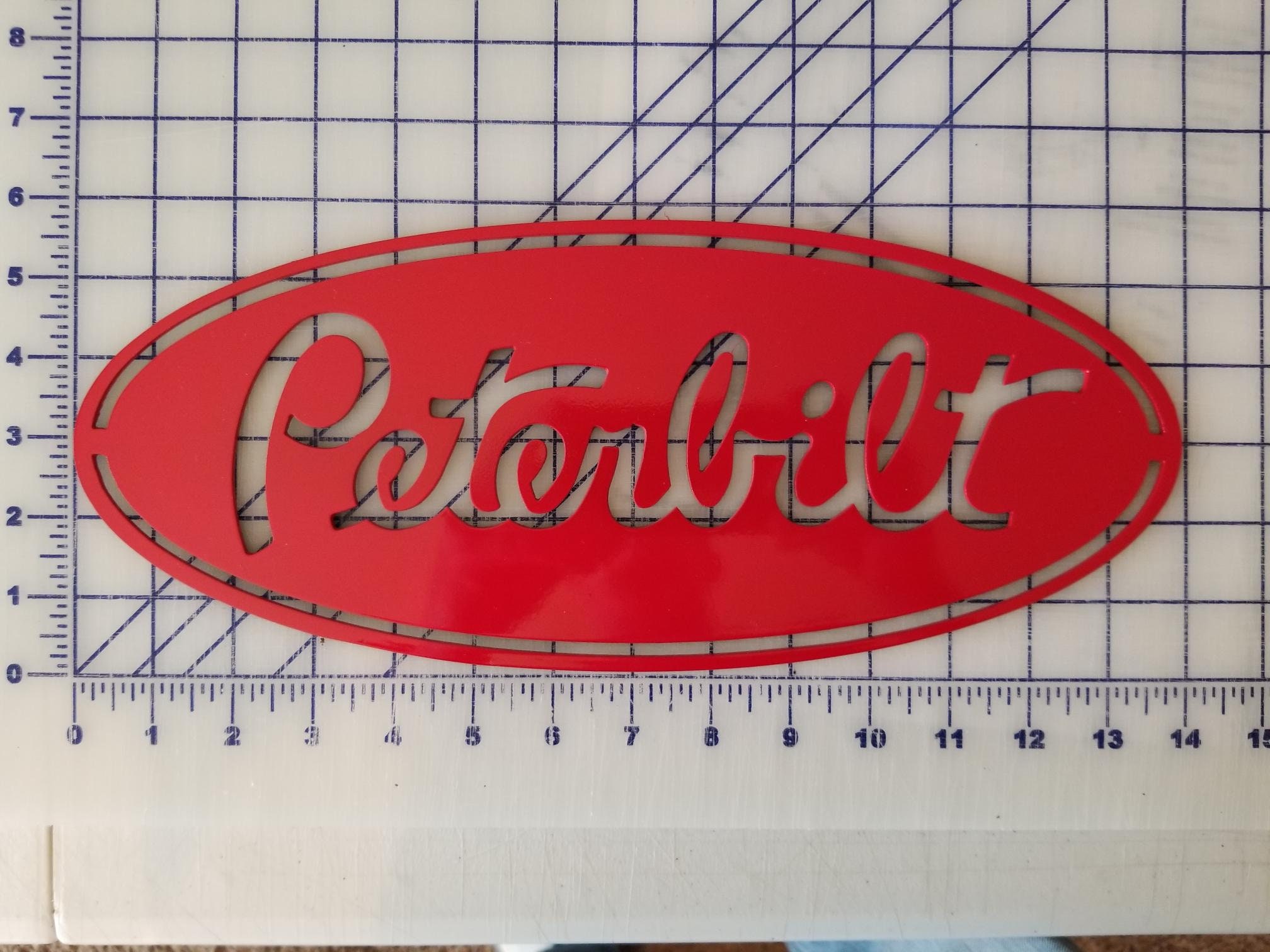 Peterbilt Steel Sign - Etsy