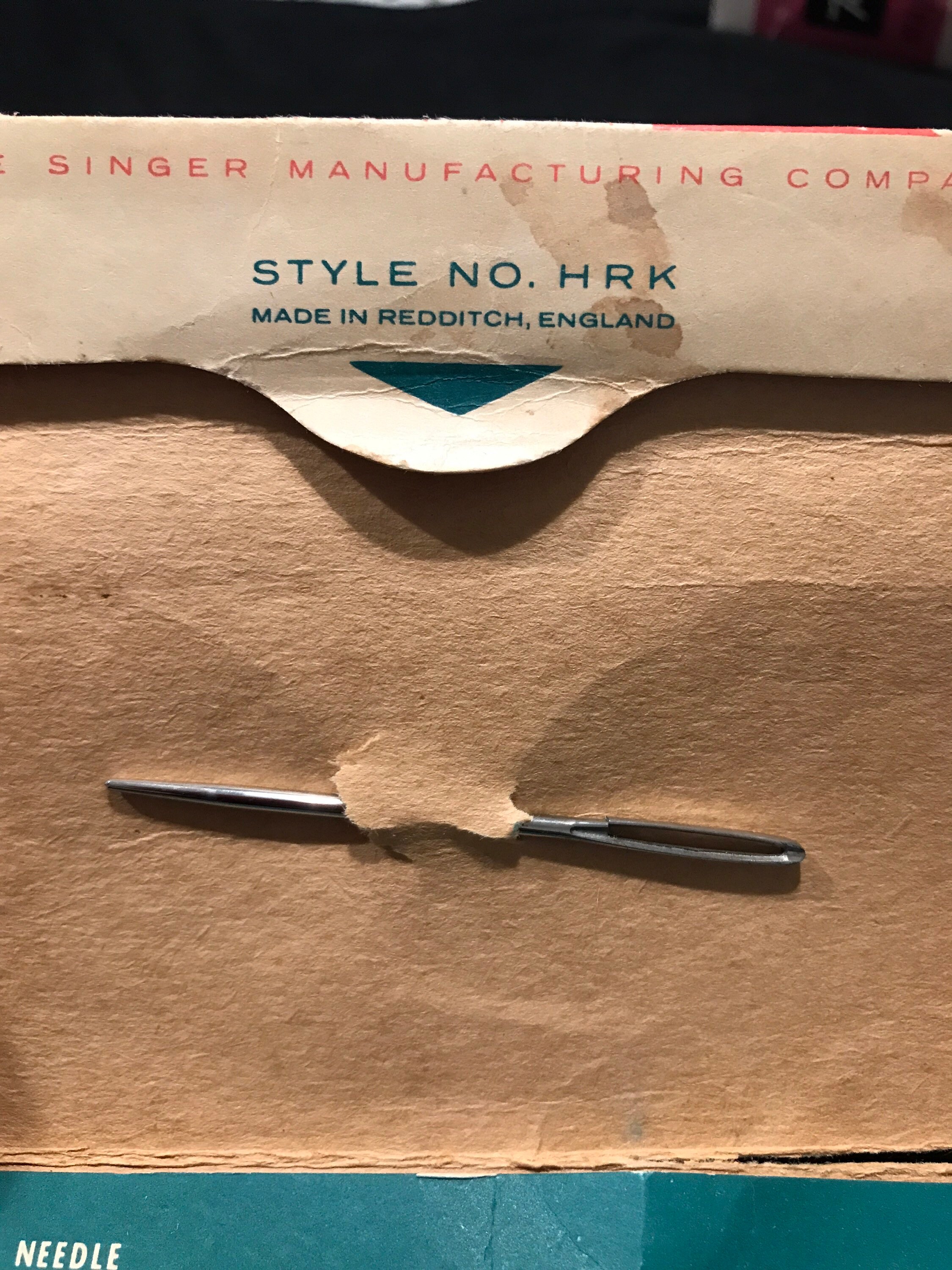 Vintage From 1950’s Hand Sewing Needles for Household Repair Singer 5 ...