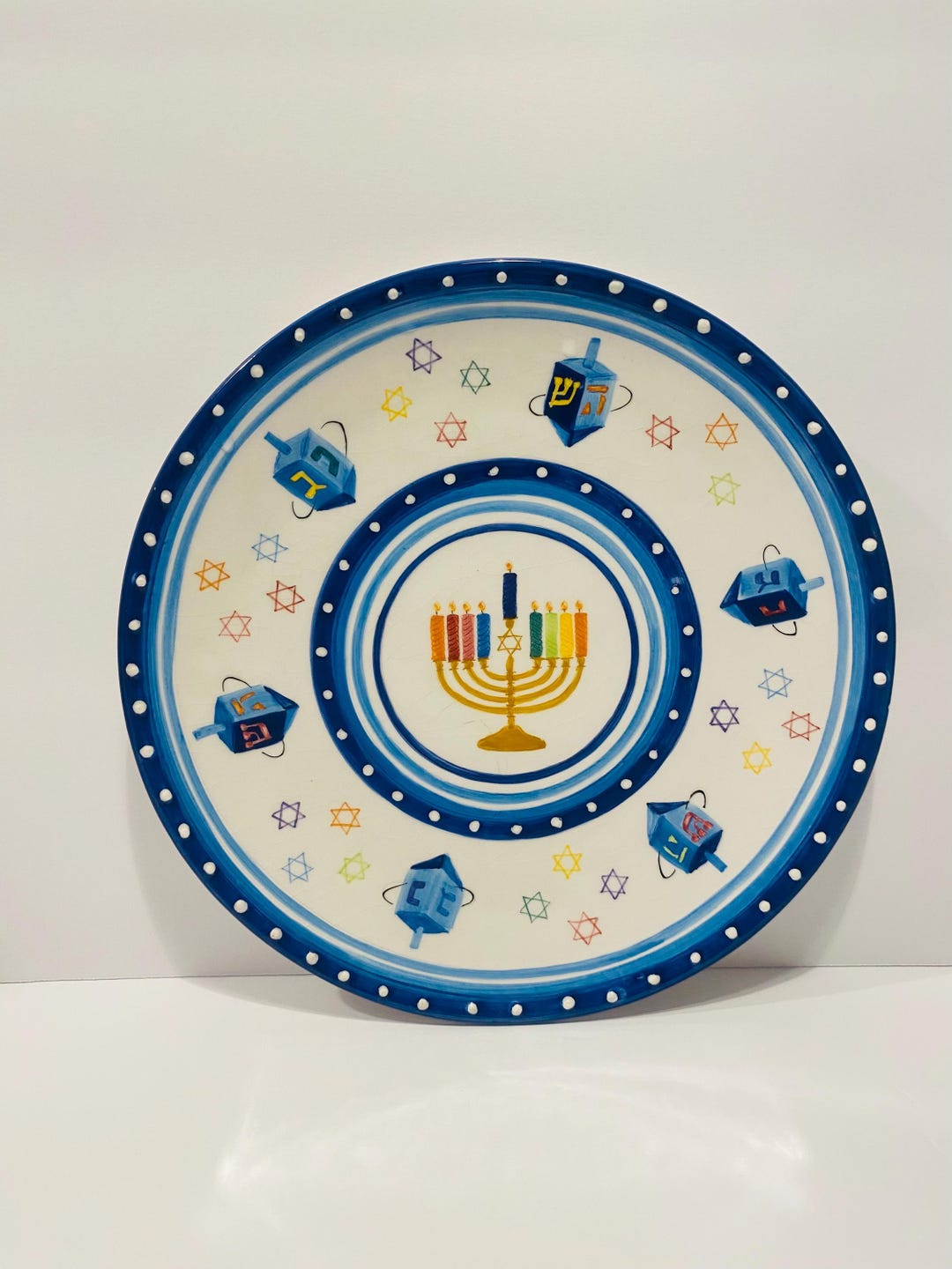 Jacob Rosenthal Judaica Collection Chanukah Plate 7” - Etsy