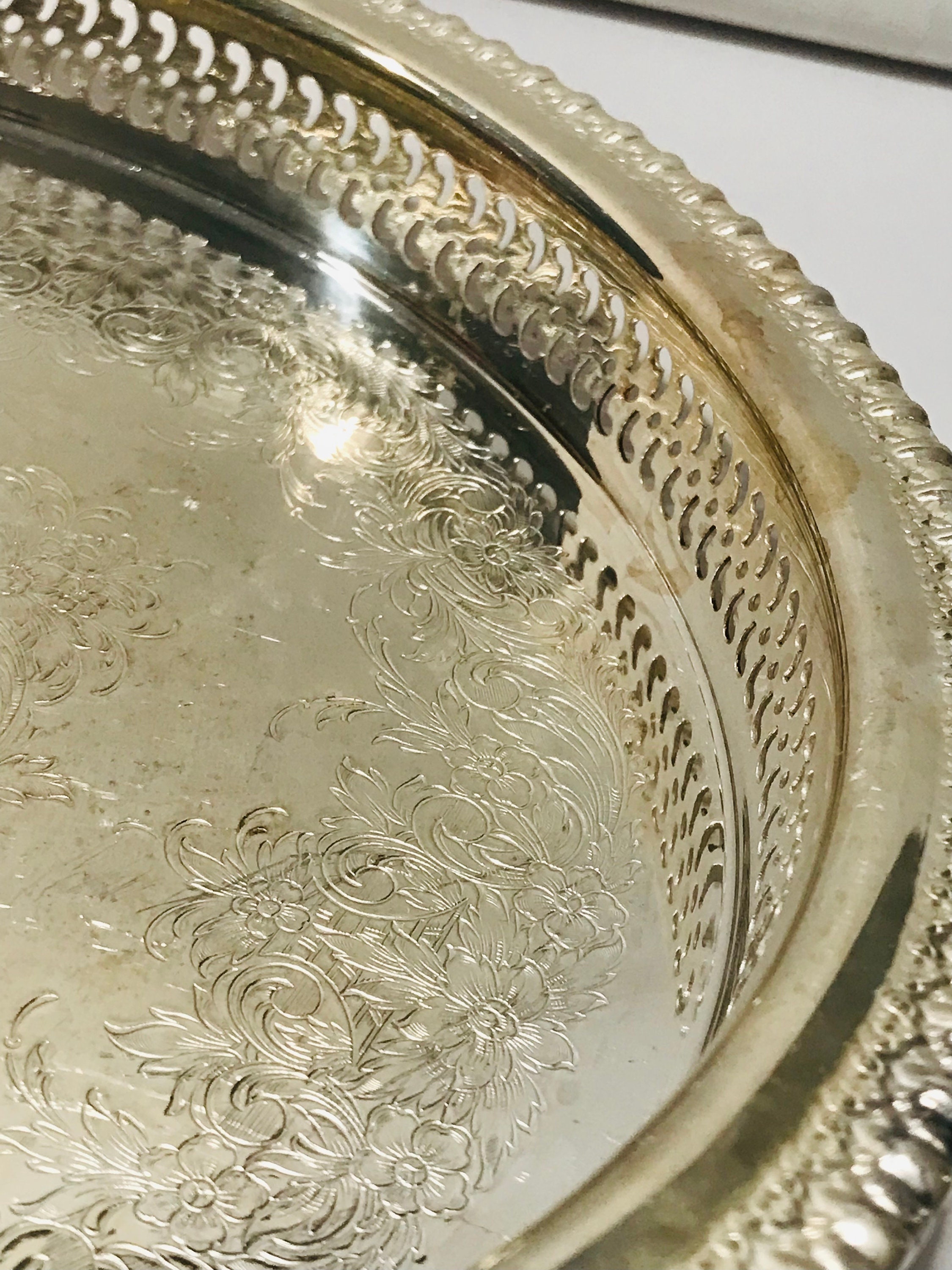 Vintage Webster Wilcox International Silver Co. Silver Plated Brandon ...