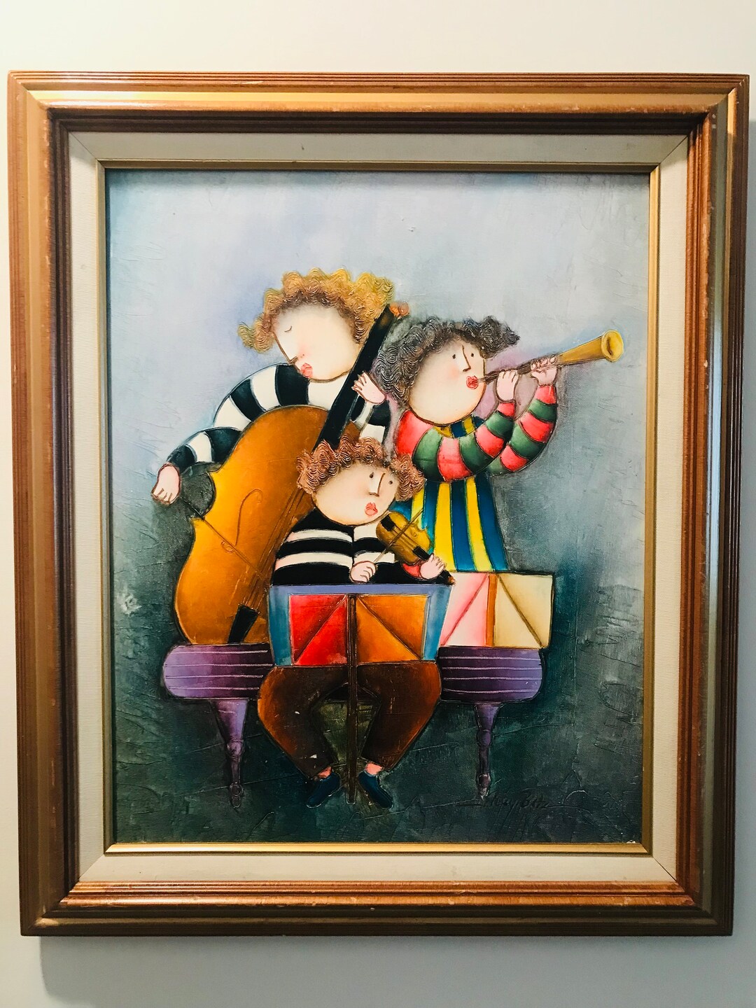 Vintage Joyce Roybal Framed and Signed Oil Painting 2621 - Etsy