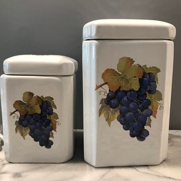 Italian Canister Set - Etsy