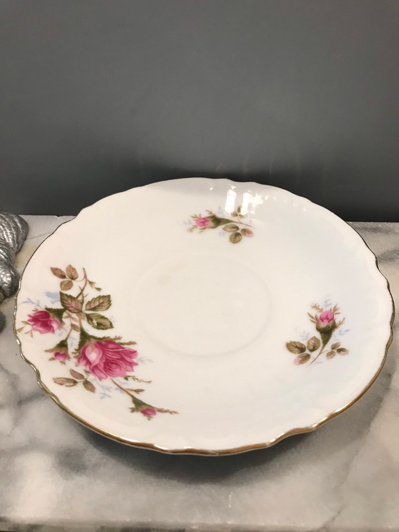 Vintage Royal Rose Fine China 3 Pc Set. - Etsy