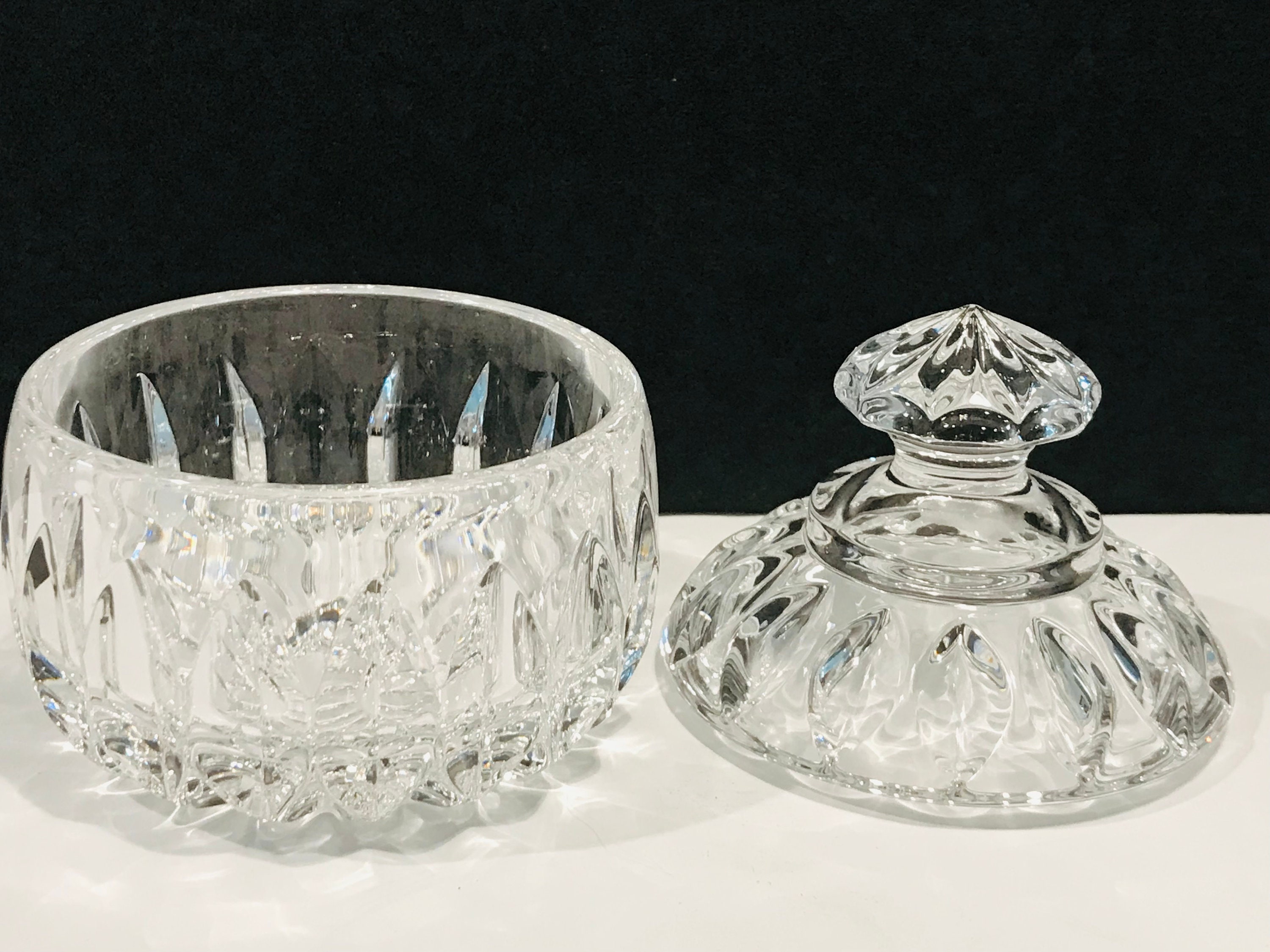 Antique Gorham Althea Full Lead Crystal Covered Sugar Bowl & - Etsy