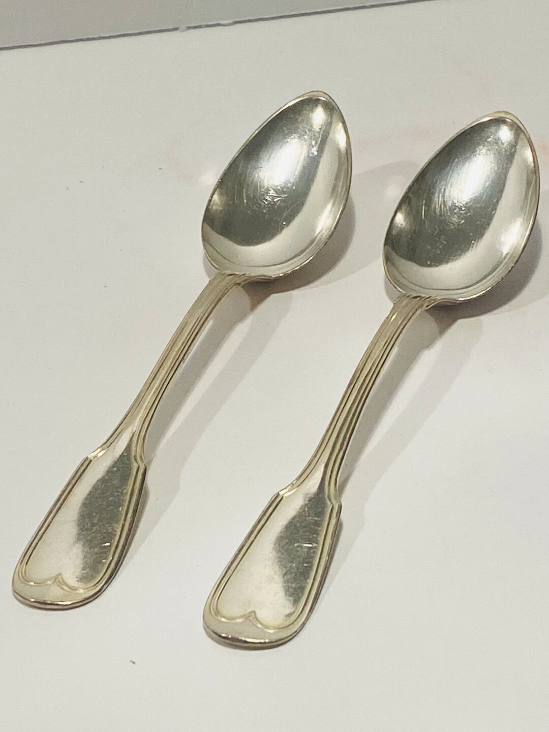 Antique Set of 2 Silver Spoons Mark 800 - Etsy
