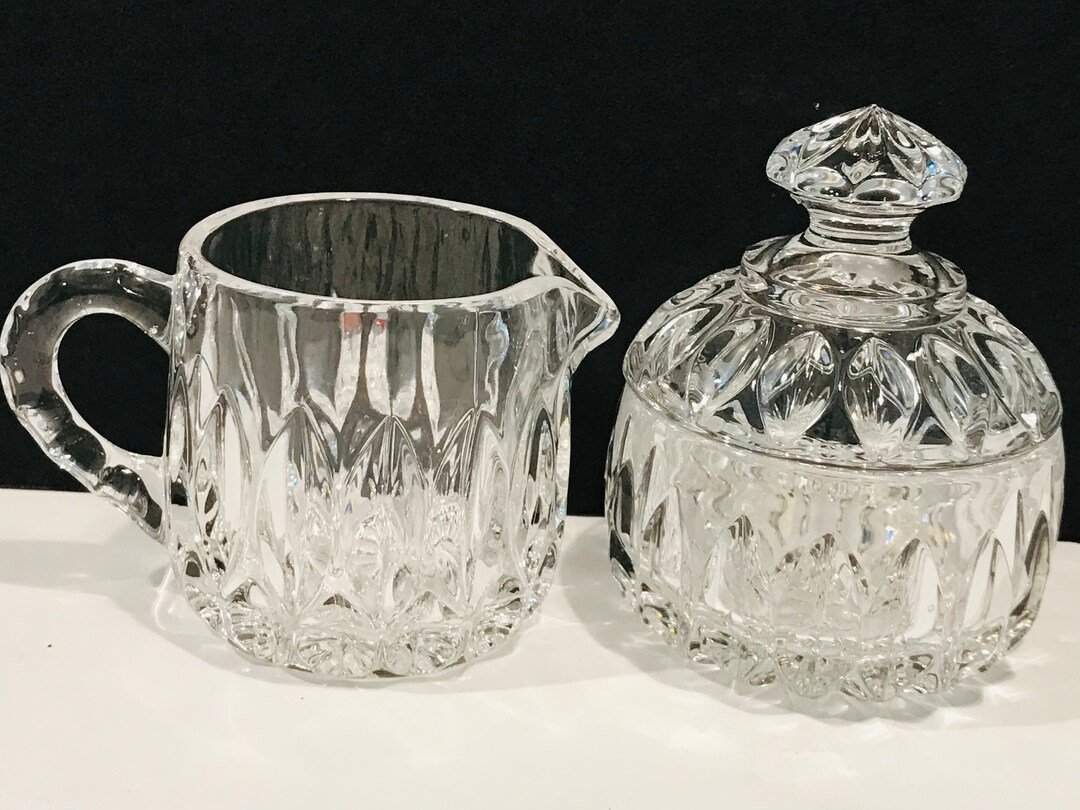 Antique Gorham Althea Full Lead Crystal Covered Sugar Bowl & - Etsy