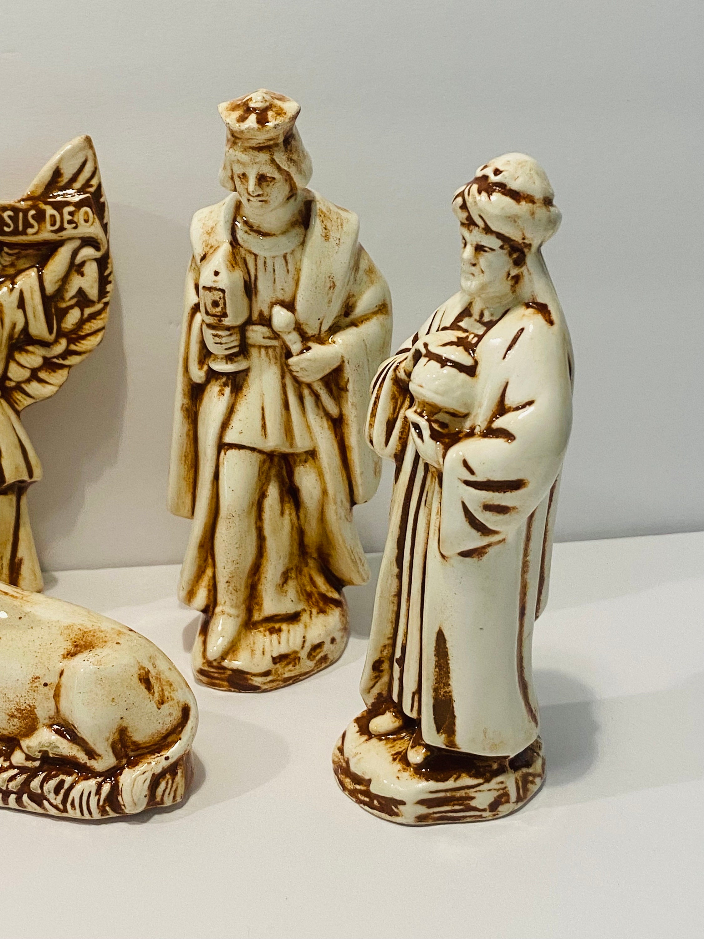 Vintage Holland Mold Set of 15 Nativity Porcelain Figurines - Etsy