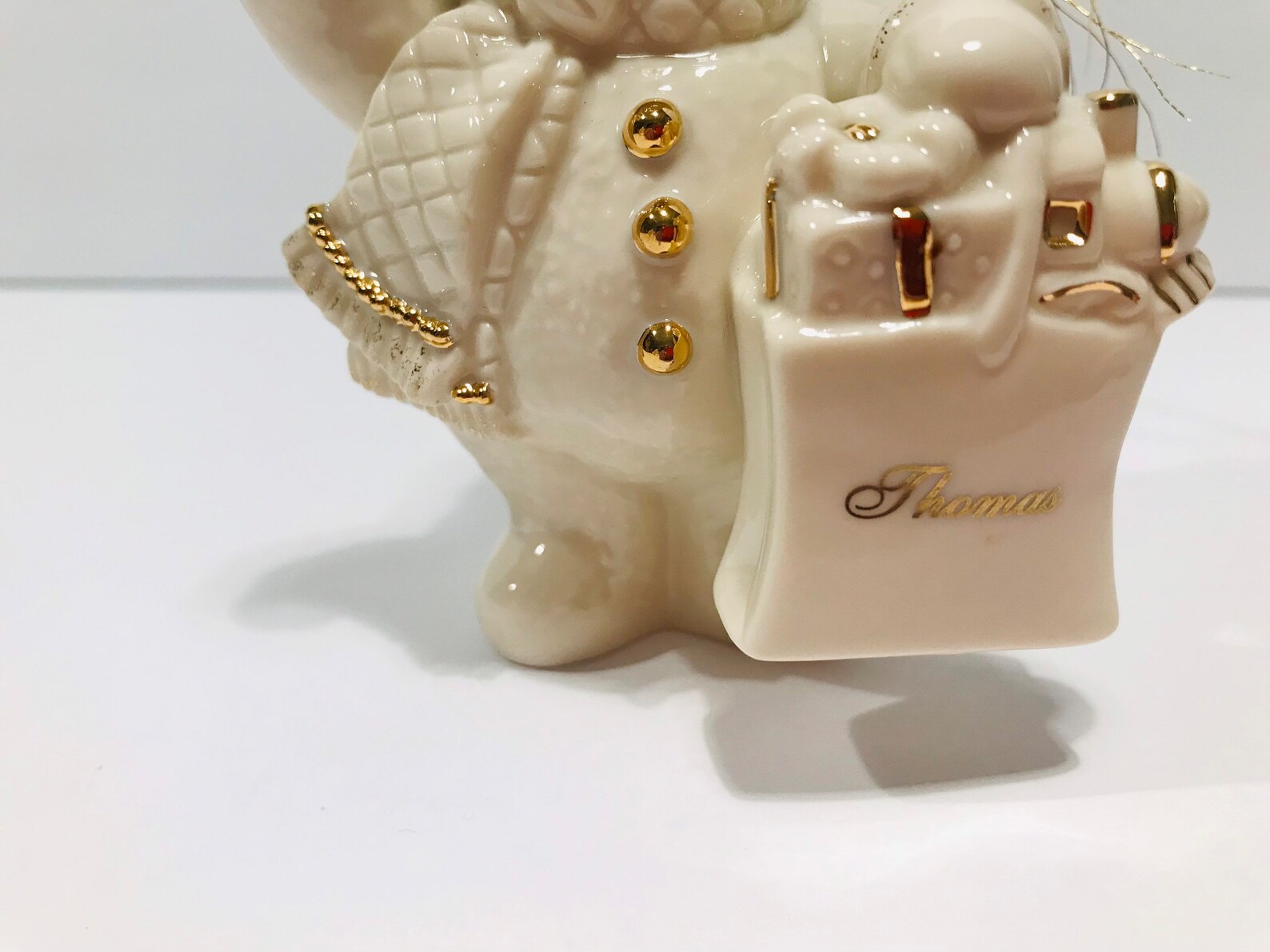 Vintage Lenox Treasure Handcrafted of Ivory China Personalized Snowman ...