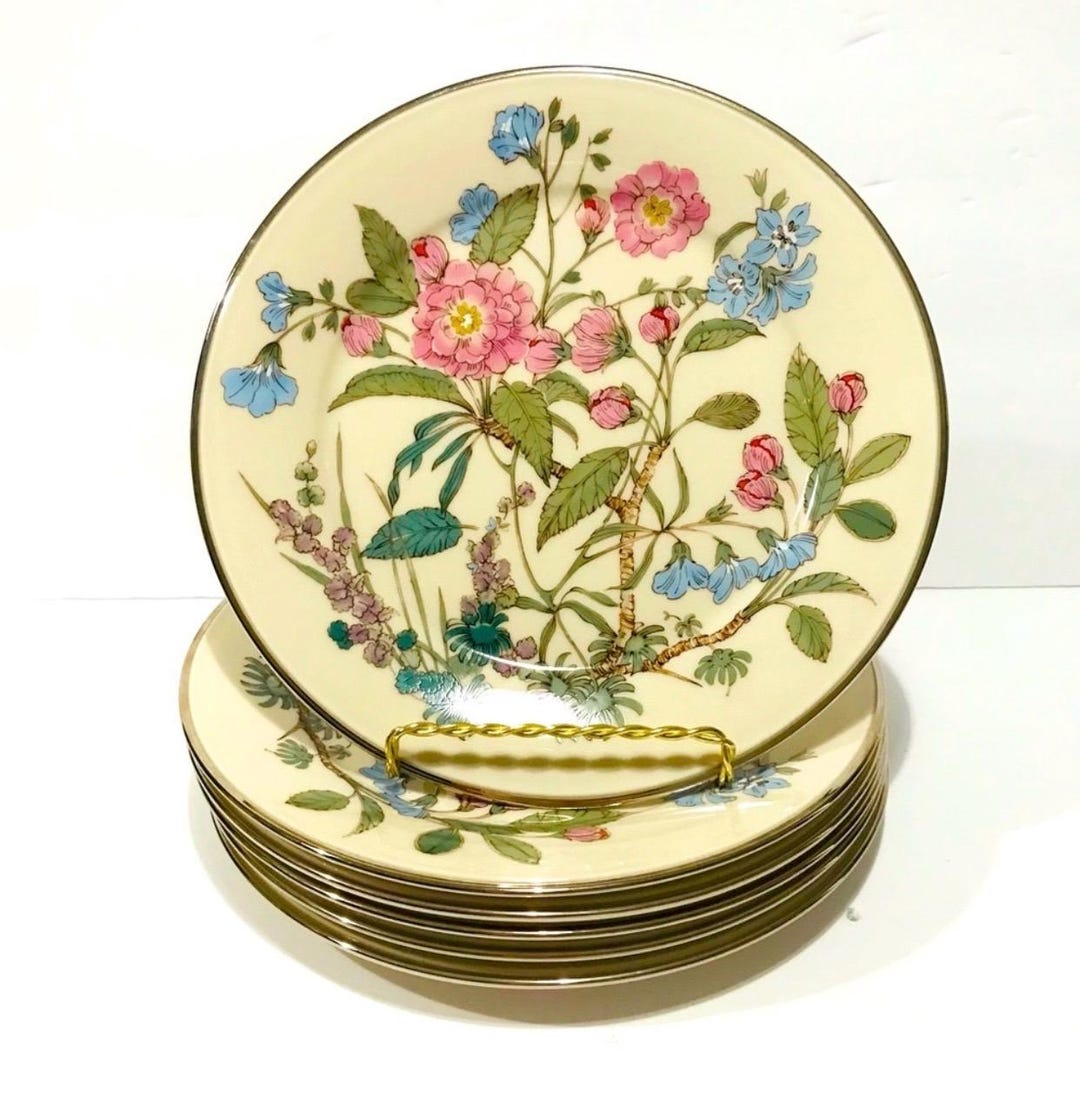 Gorham Fairmeadows Luncheon/salad Plates Set of 6 Made in USA 8 ...