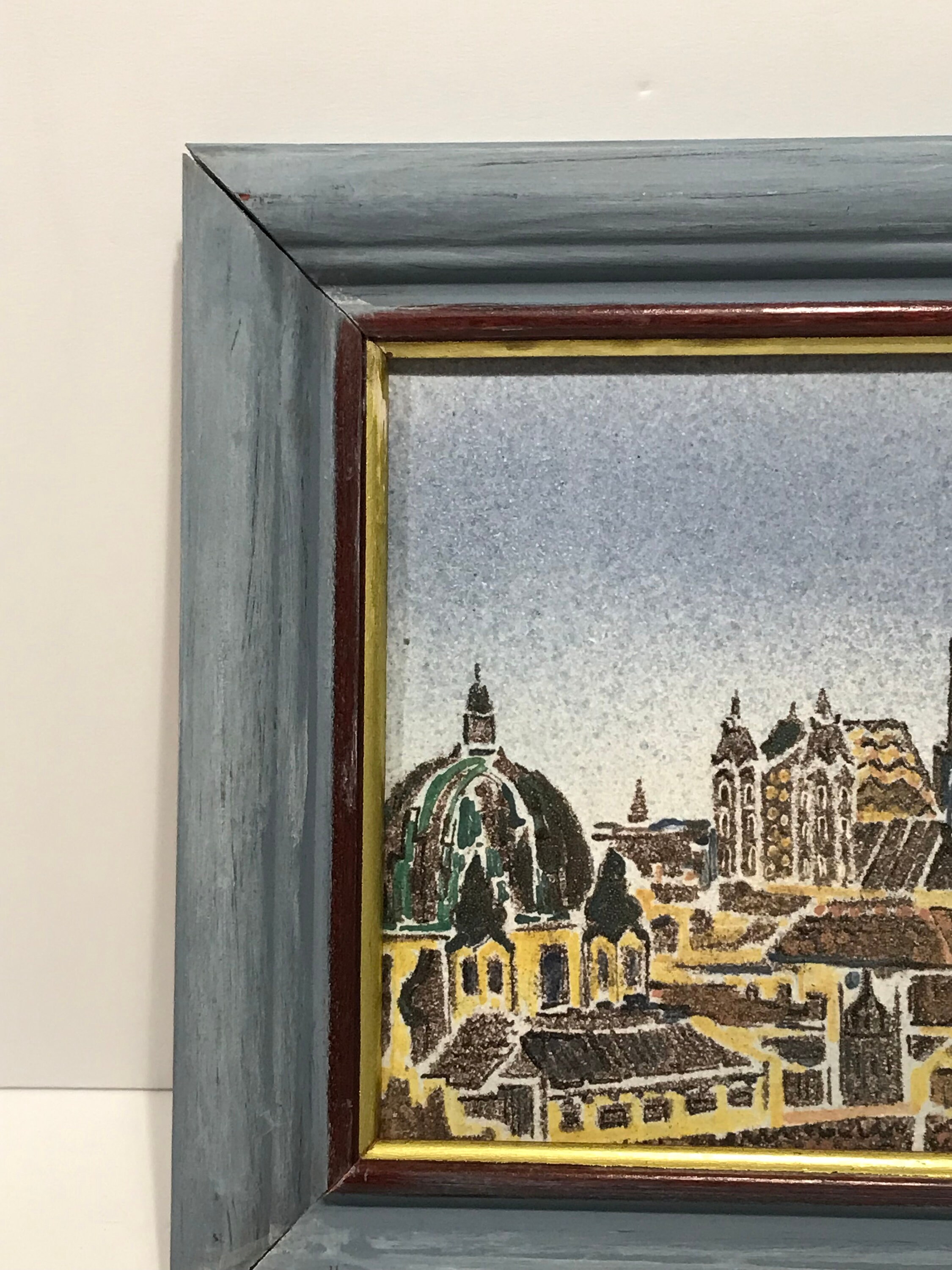 Vintage Hand Painted Enameled Vienna Art Ceramic Tile Made in Austria ...