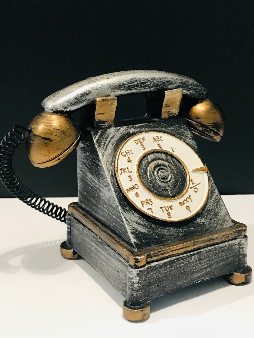 Vintage Decorative Telephone Landline Old Phone Figurine 5”-6” - Etsy
